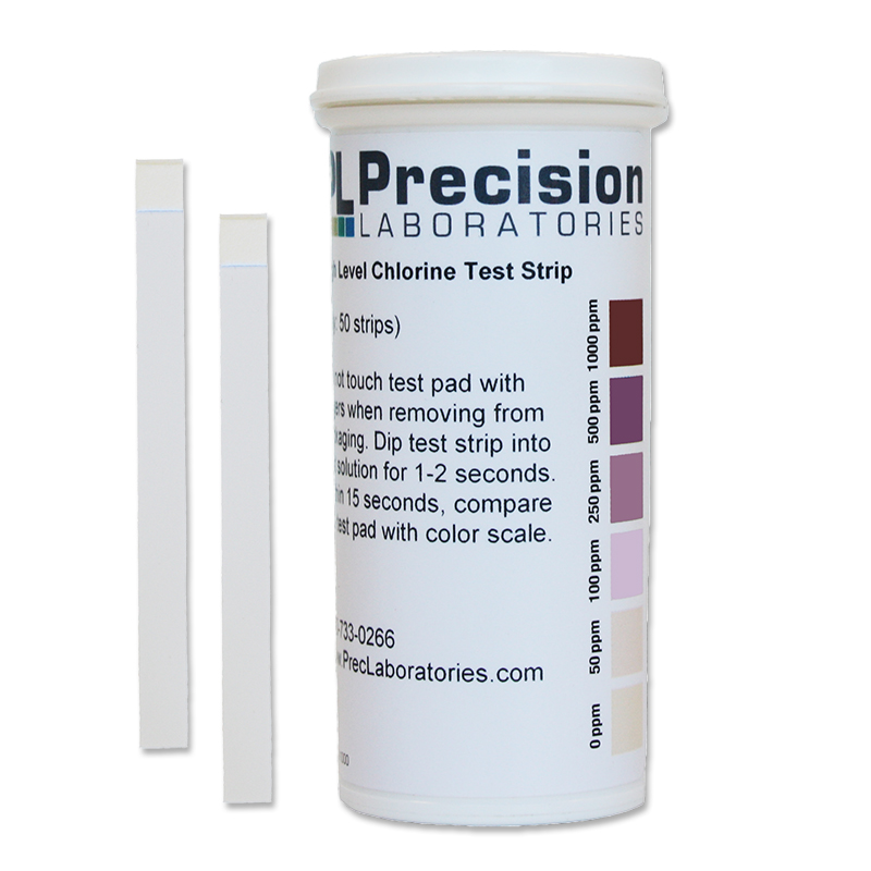 Quat Test Strips 4 X 100 Strips Chlorine Test Paper By FMP - Quick ...